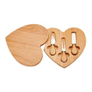 Heart-Shaped Cheese Board & Tool Set – creativegiftsdirect